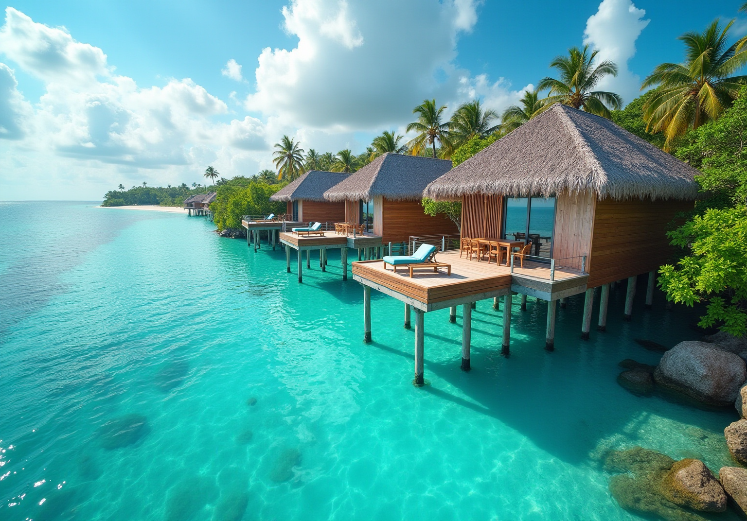 Luxurious Overwater Villas in the Maldives