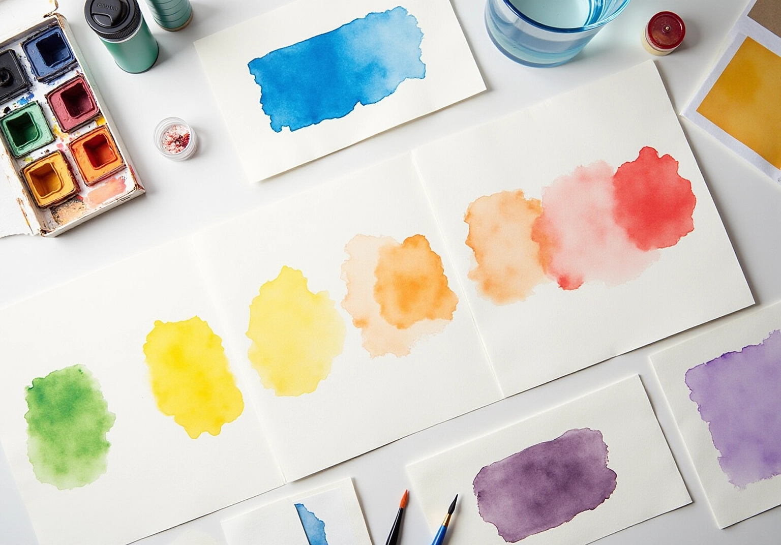 Testing Watercolor Papers Testing Watercolor Papers