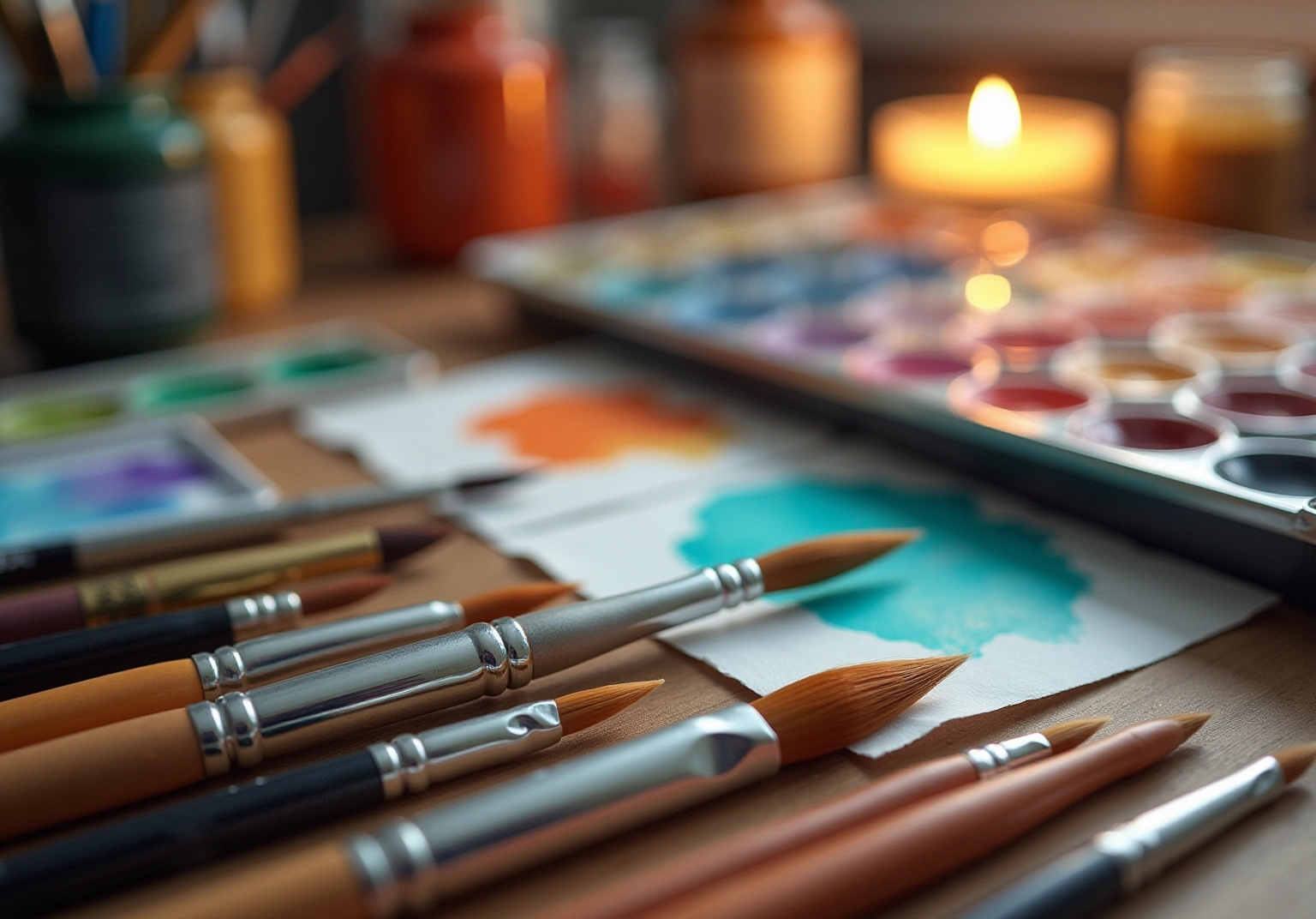 The Art of Brush Selection in Watercolor Painting