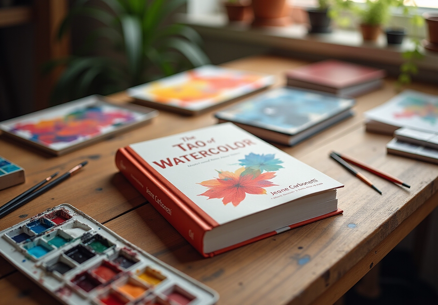 The Tao of Watercolor in an Artistic Studio The Tao of Watercolor in an Artistic Studio