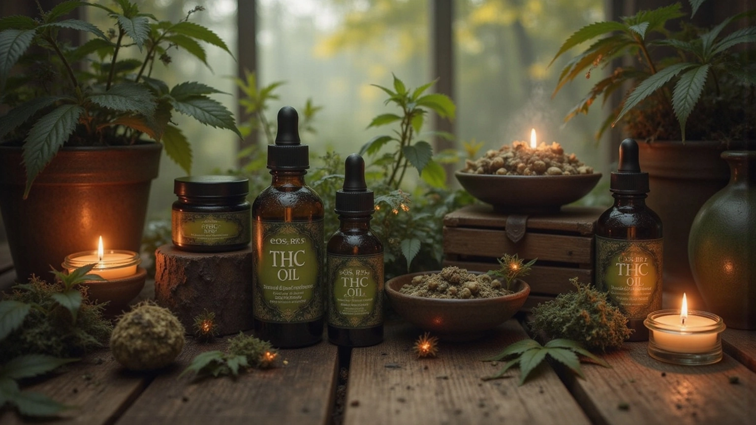 Therapeutic THC Oil Collection
