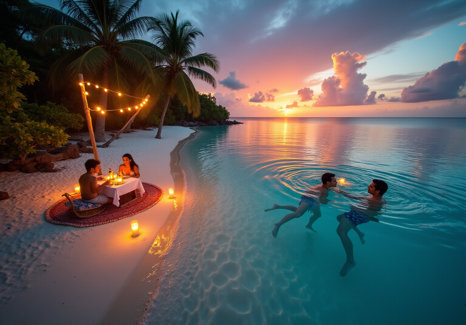 Romantic Honeymoon in the Maldives