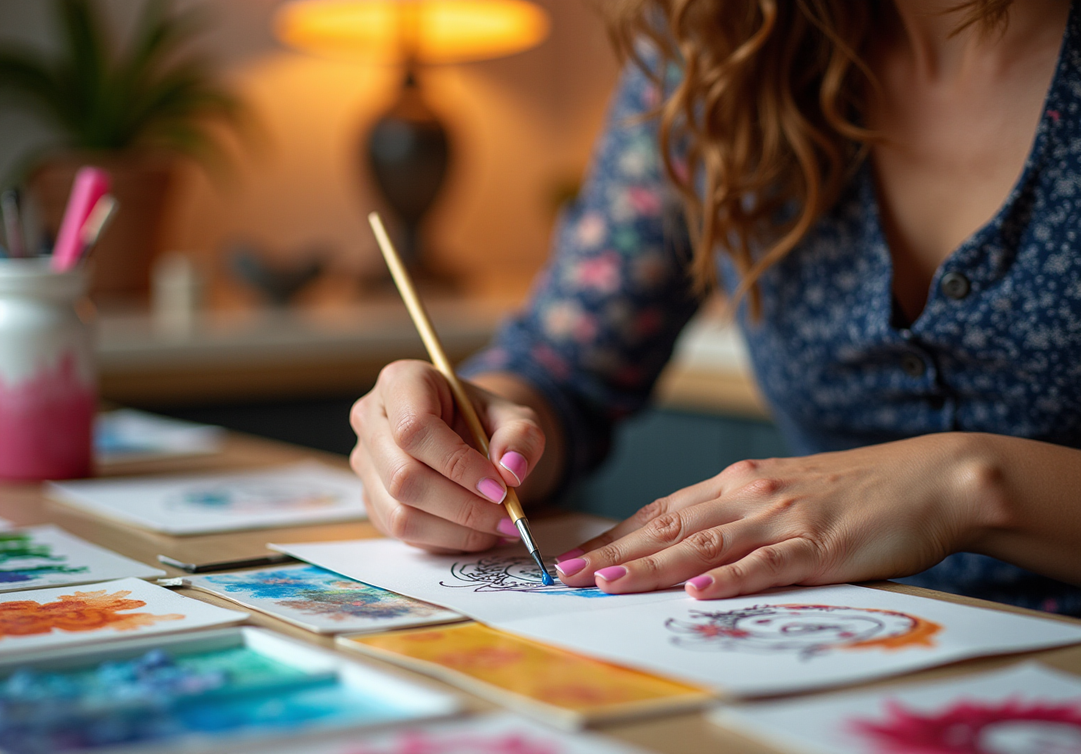 Creator's Workspace: Showcasing Handmade Artistry