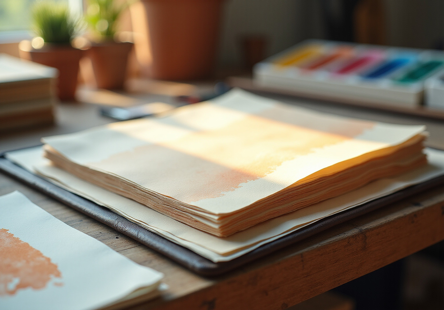 Caring for Watercolor Paper in the Artist's Studio