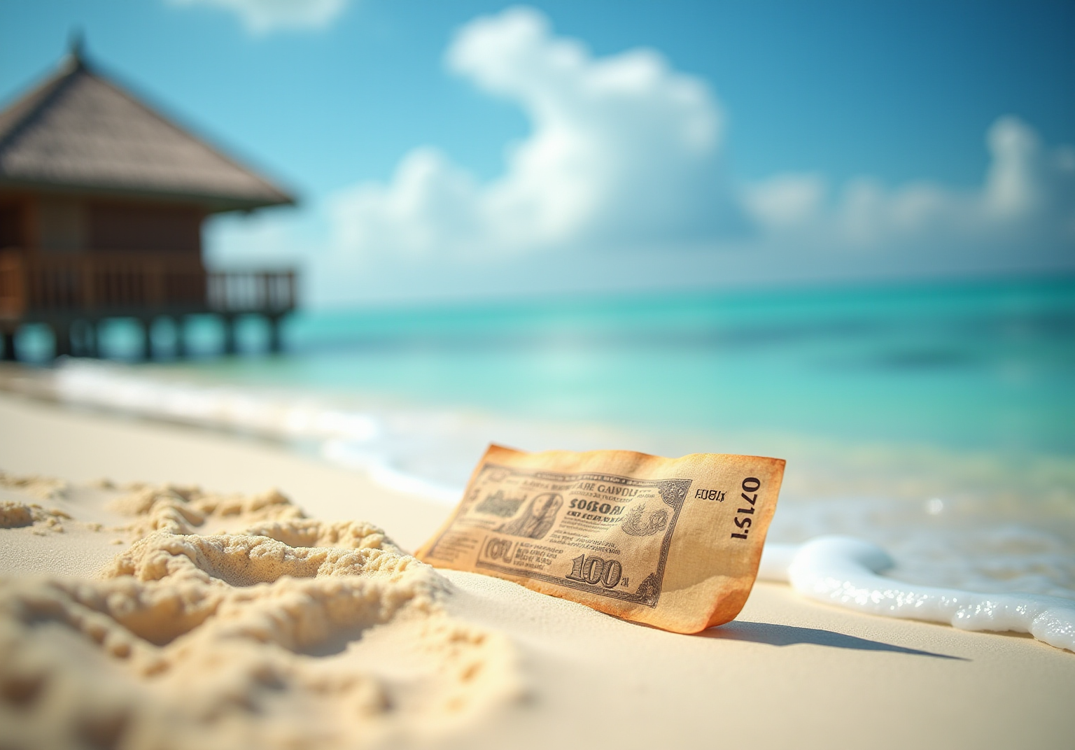 Tranquil Beach in the Maldives