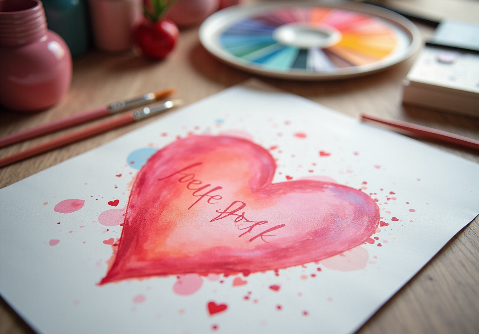 Personalized Watercolor Illustrations for Kids' Valentine's Day Personalized Watercolor Illustrations for Kids' Valentine's Day
