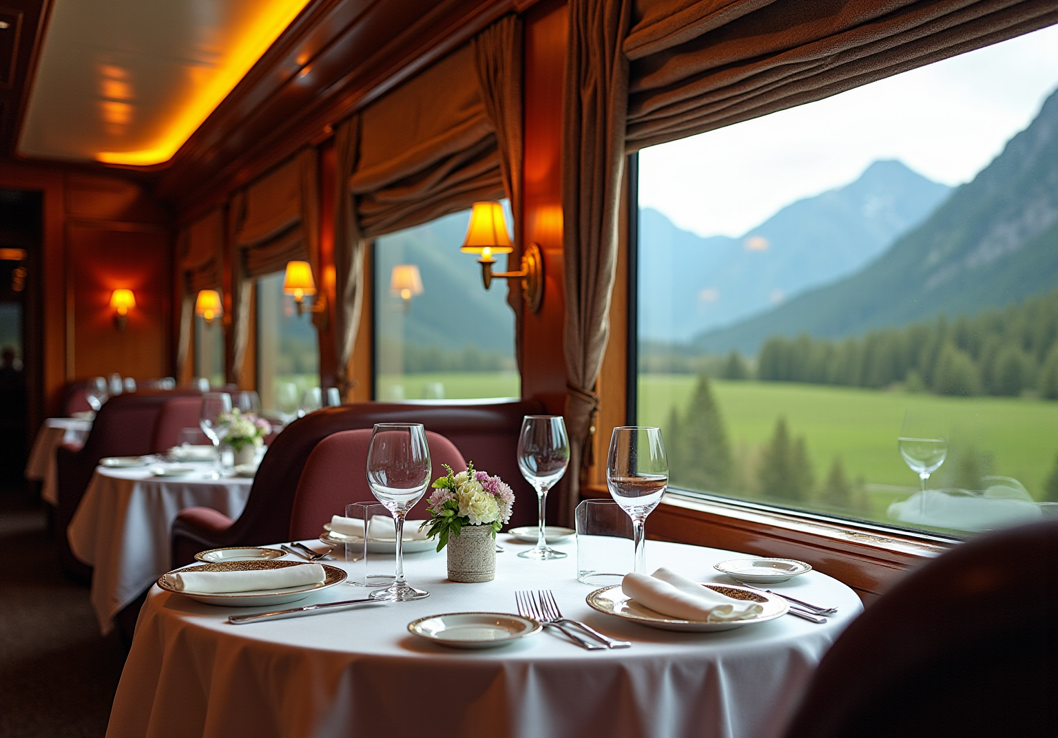 Opulent Luxury Rail Travel Experience
