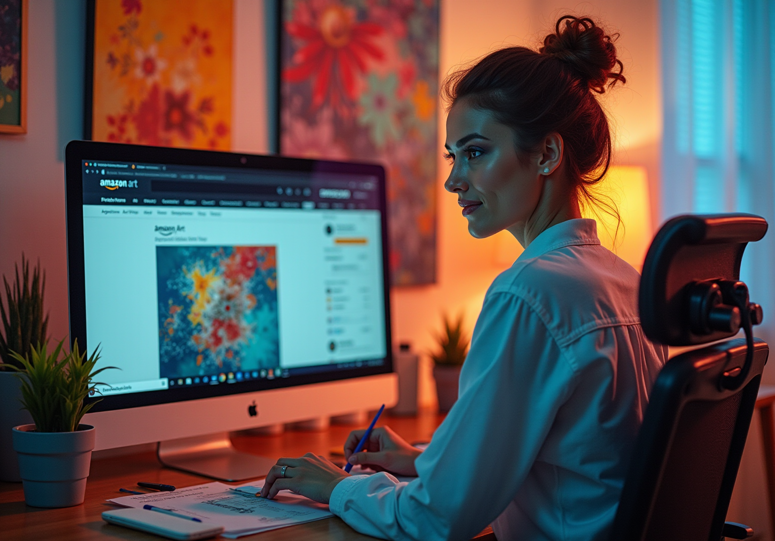 Artist Engaging with Amazon Art Marketplace Artist Engaging with Amazon Art Marketplace