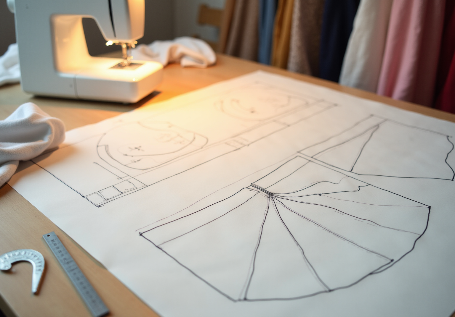 Drafting an Initial Sewing Pattern Drafting an Initial Sewing Pattern