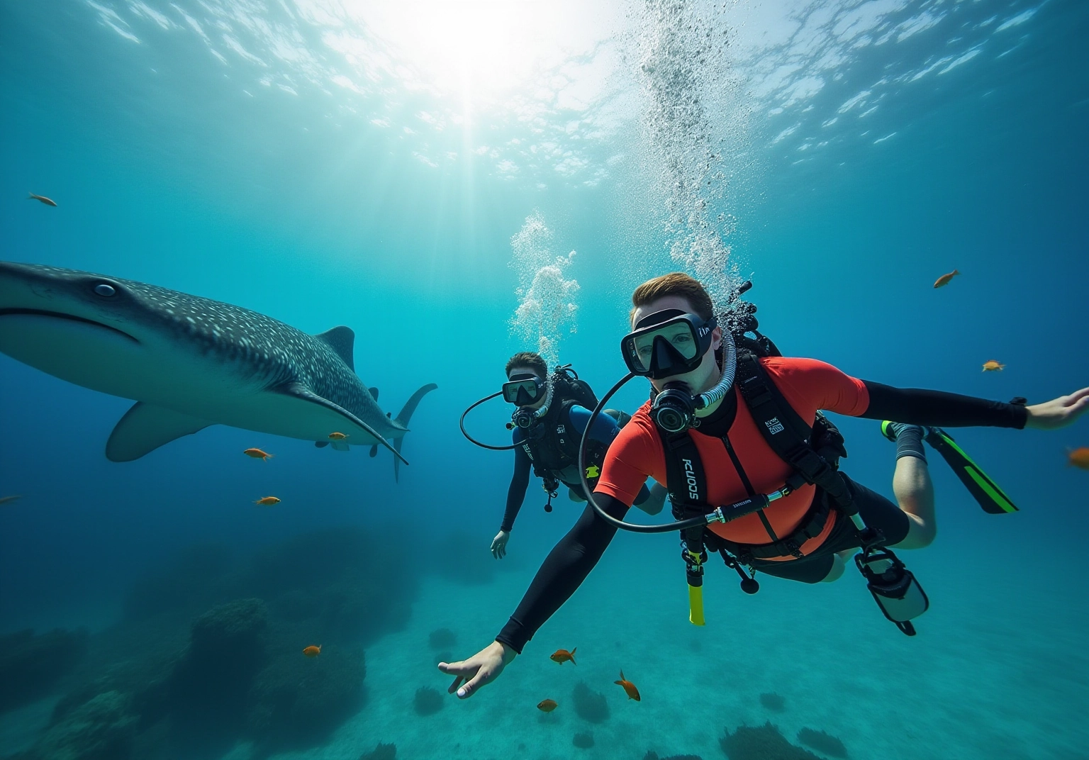 Underwater Adventure with Whale Sharks