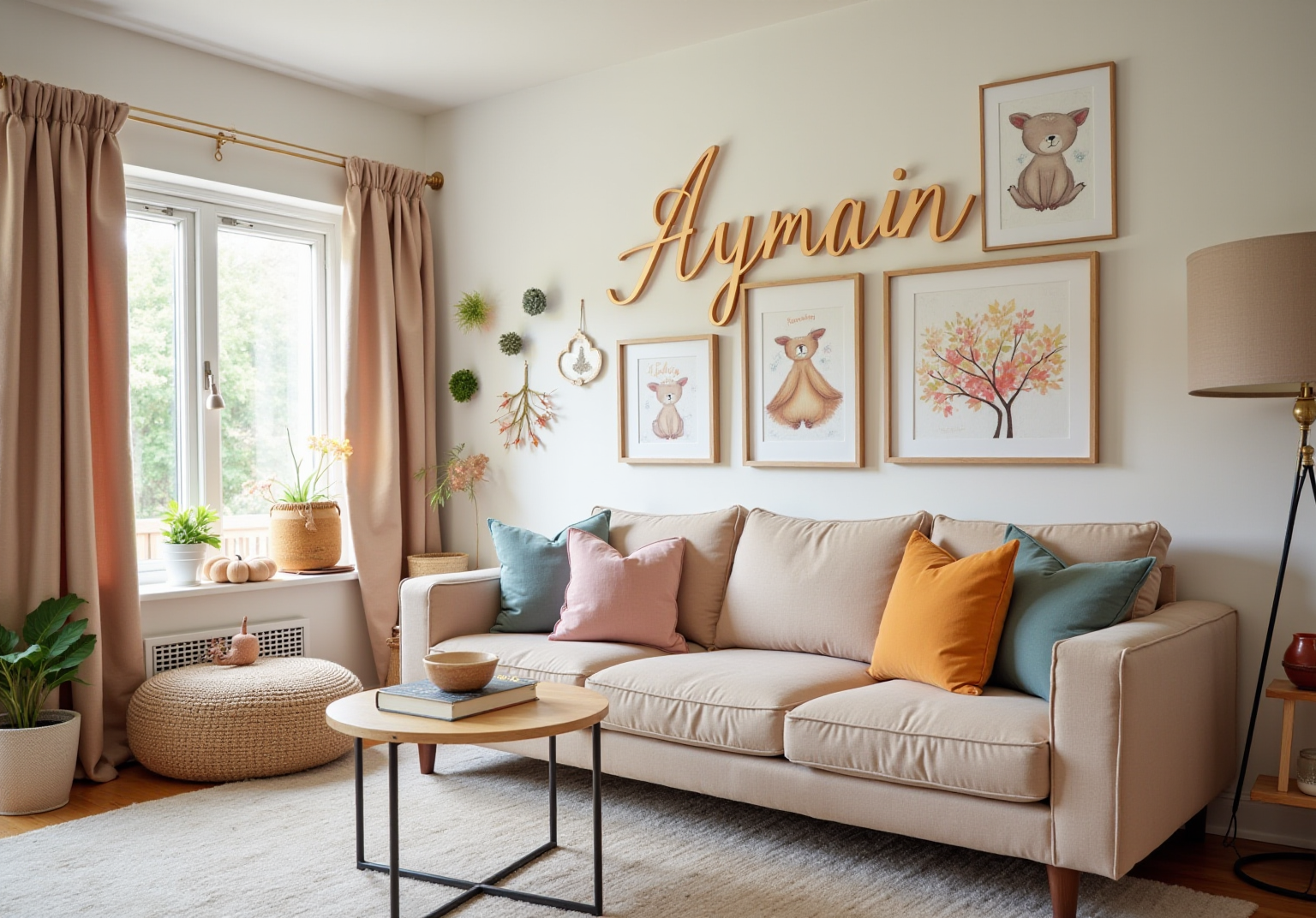 Custom Art Solutions in a Cozy Home Custom Art Solutions in a Cozy Home