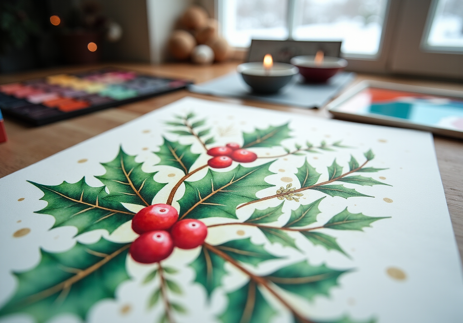 Winter Watercolor Palette Winter Watercolor Palette