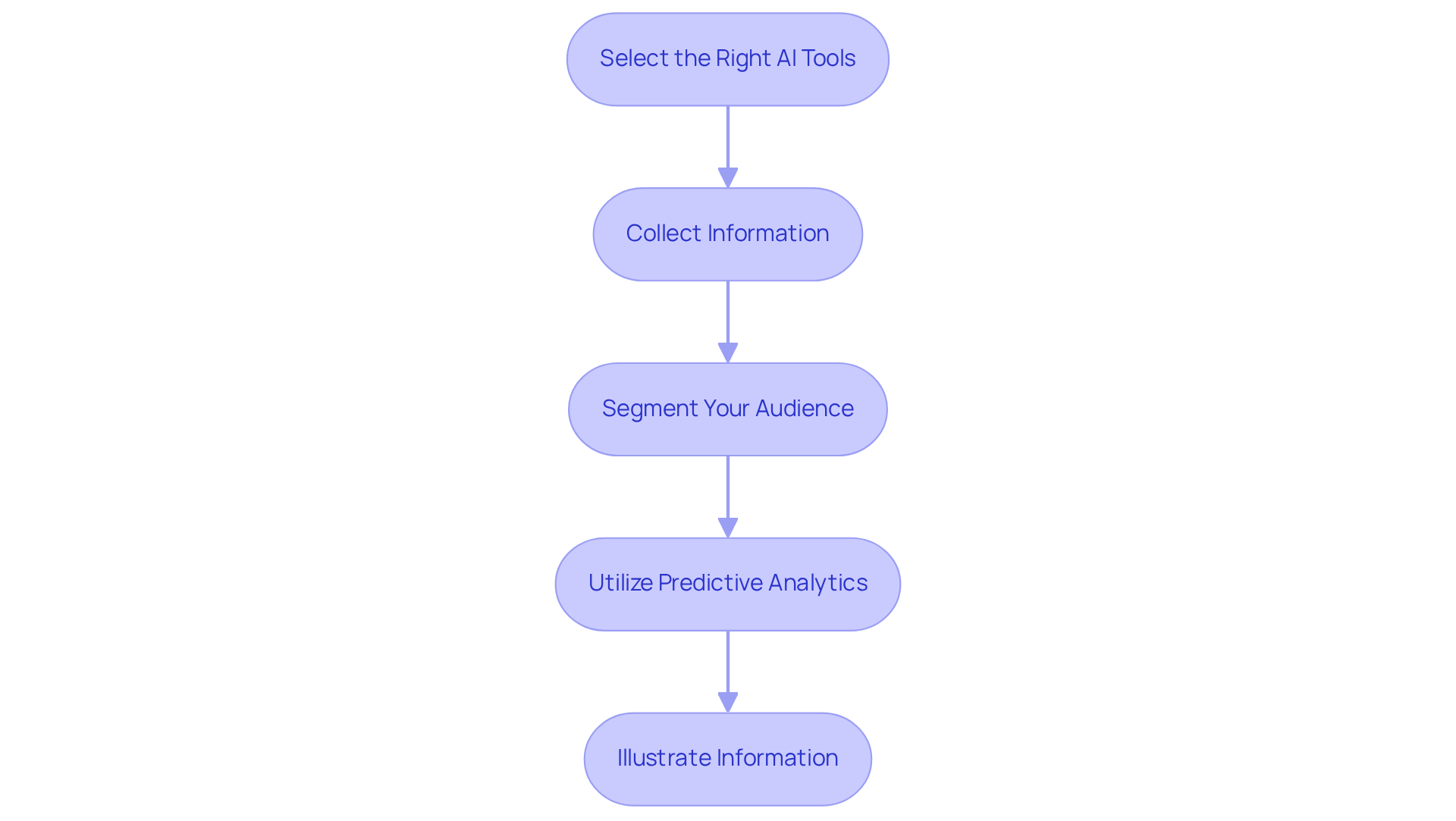 Each box represents a step in the process of audience data analysis. Follow the arrows to see how each step leads to the next, guiding you through the entire workflow.
