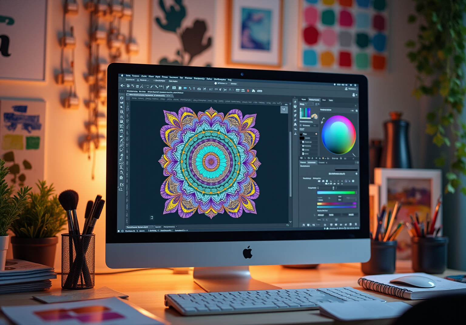 Creating a Repeating Pattern in a Digital Workspace Creating a Repeating Pattern in a Digital Workspace