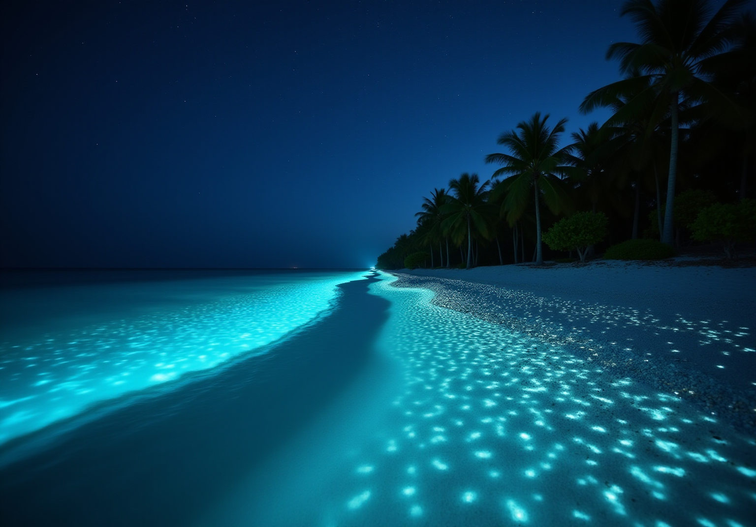 Bioluminescent Beauty of Vaadhoo Island