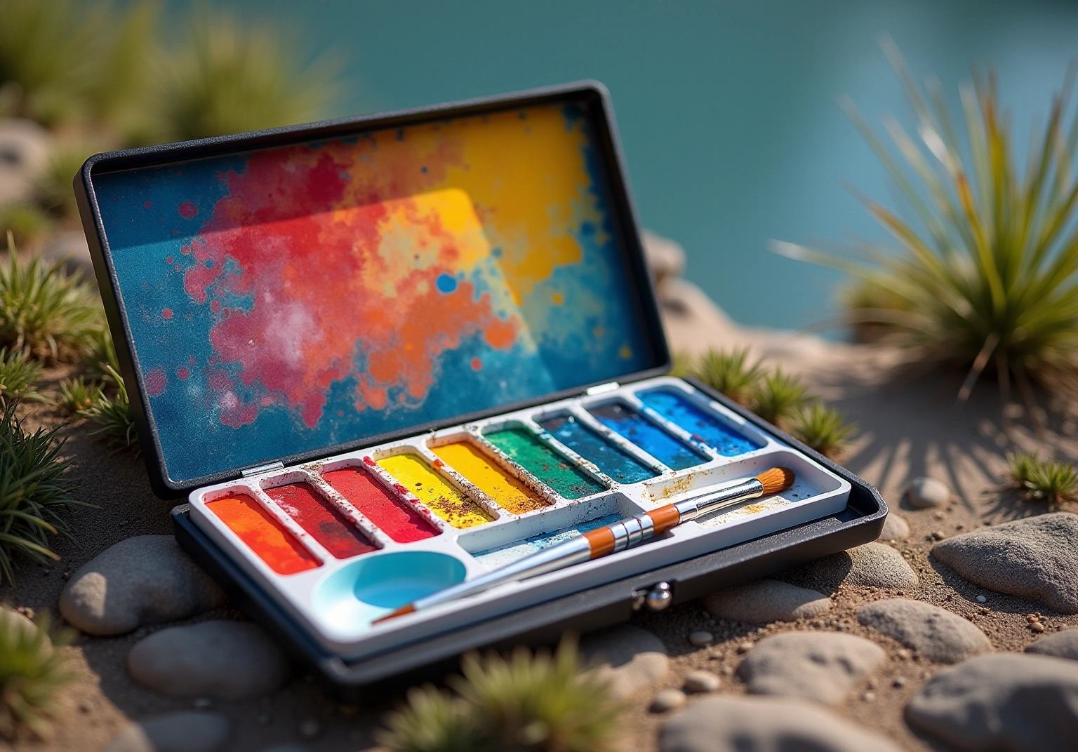 Van Gogh Watercolor Pocketbox Set in Nature