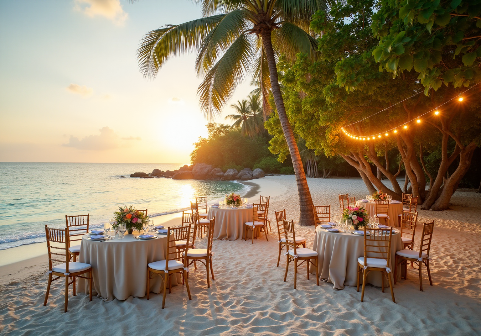 Enchanting Maldives Wedding Setup