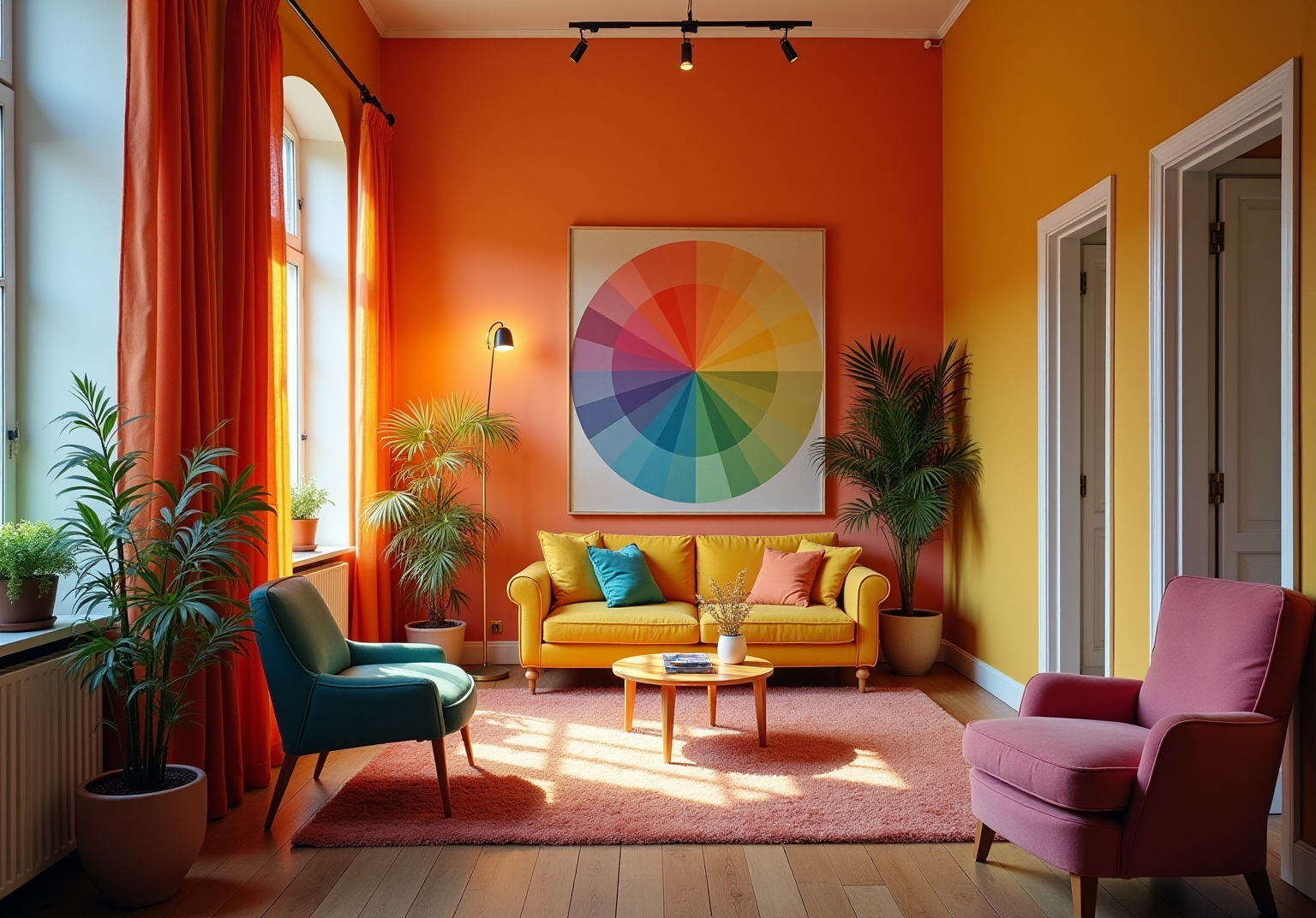 Artistic Home Decor and Color Theory