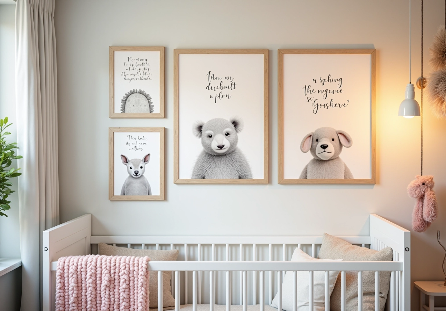 Versatile Canvas Art in a Cozy Nursery