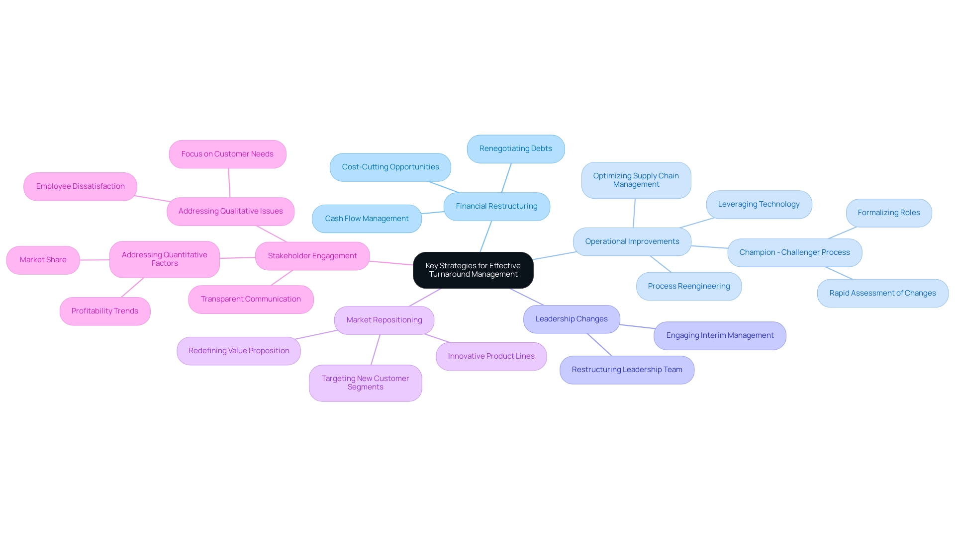 Each branch represents a key strategy, with sub-branches detailing specific actions and considerations associated with that strategy.