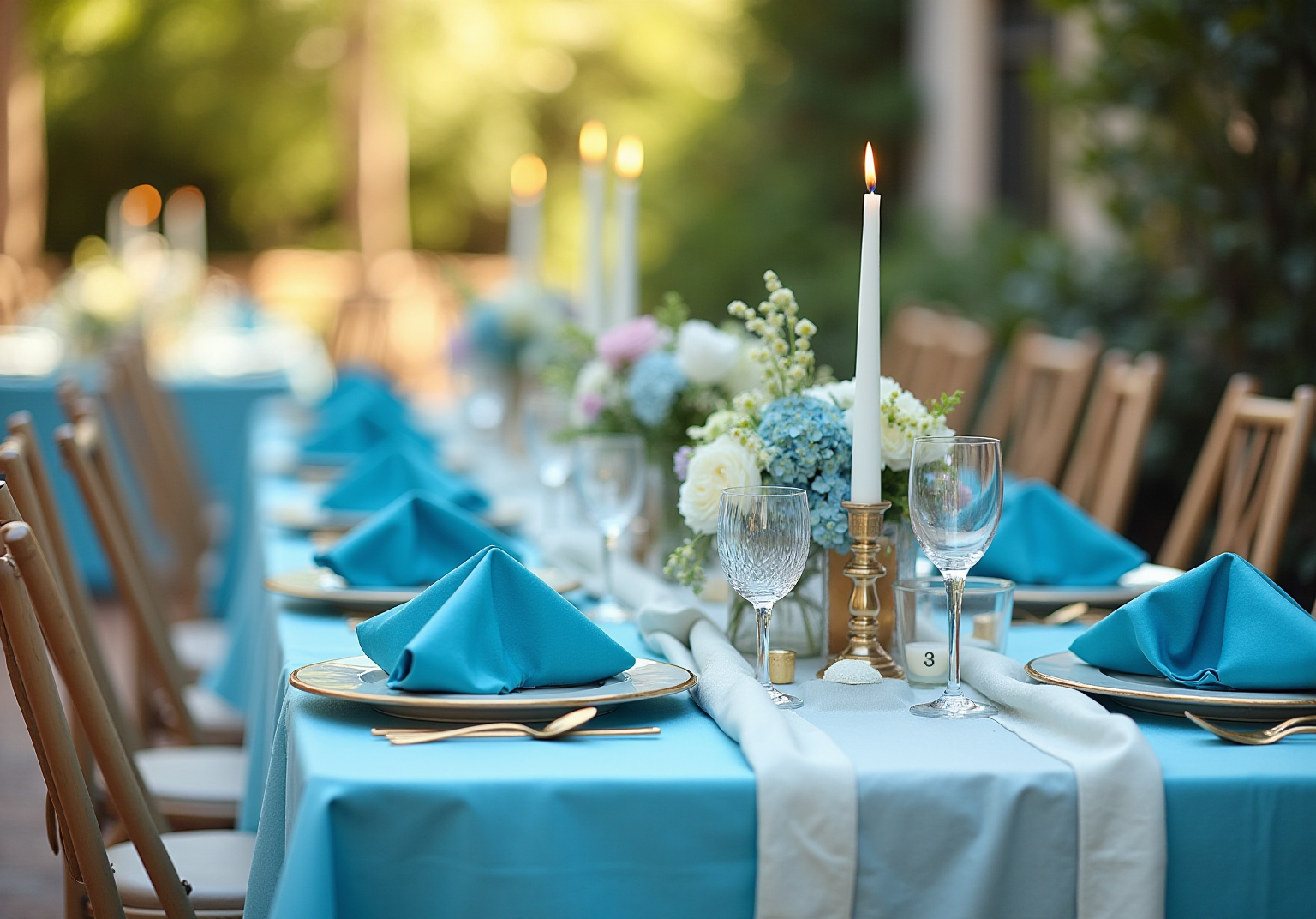 5 Steps to Choose the Perfect Blue Stripe Tablecloth for Events