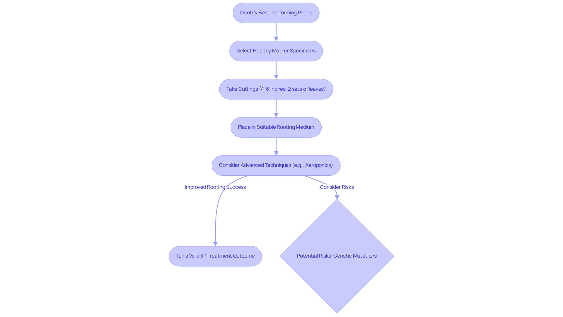 Follow the arrows to see each step of the cloning process. Each box represents an action you should take, while notes highlight important considerations and potential outcomes.