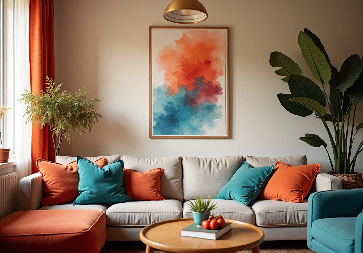 Vibrant Color Art in Home Design