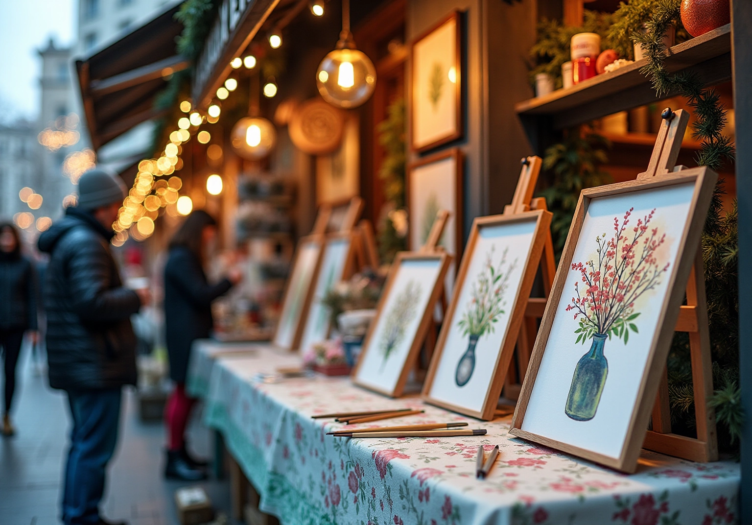 Vibrant Local Art Market