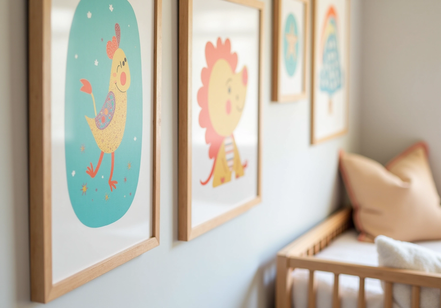 Vibrant Nursery Wall Art Prints