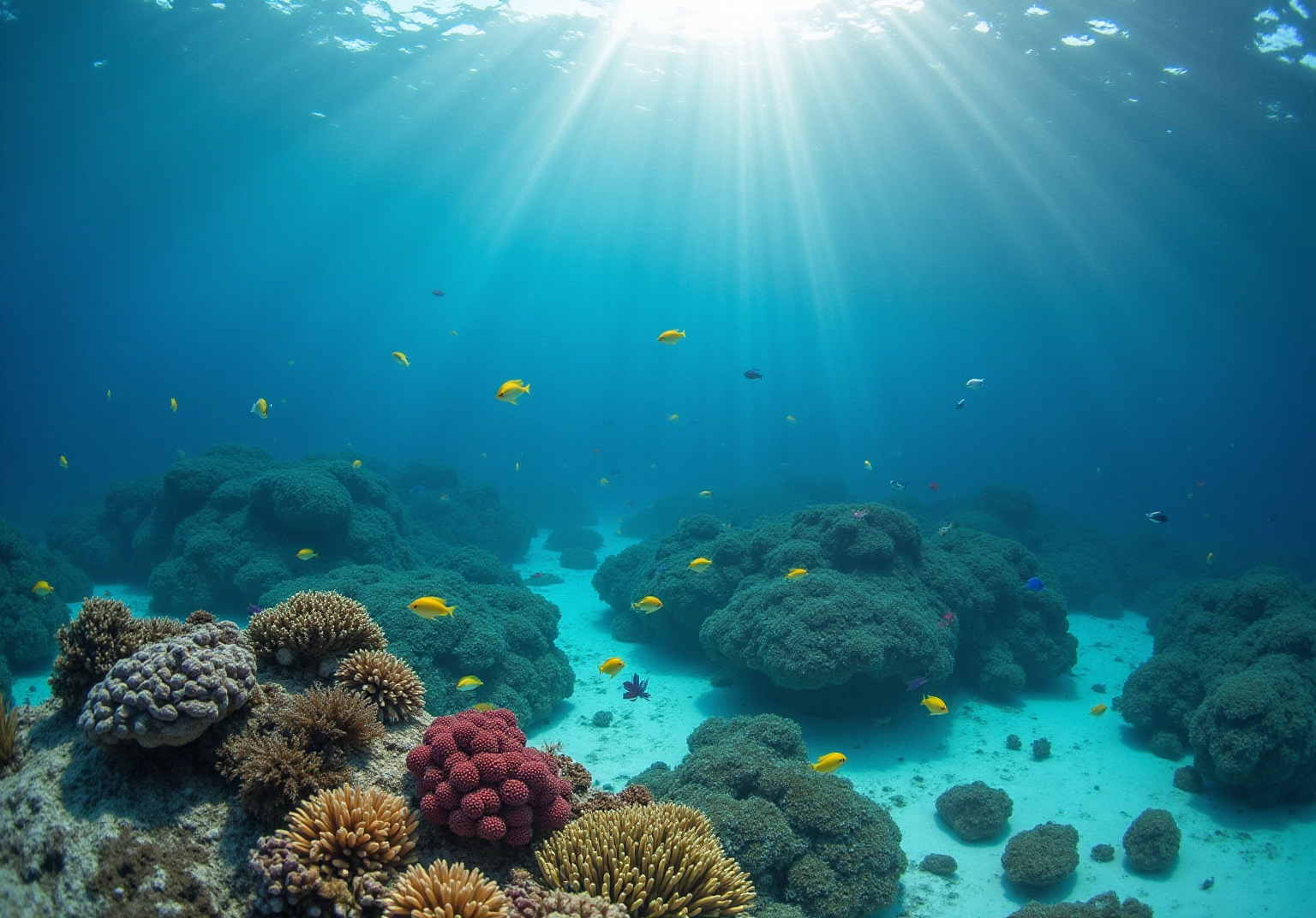 Vibrant Snorkeling in the Maldives