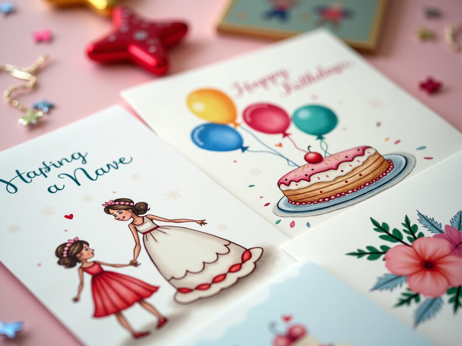 Vibrant Thematic Greeting Cards for Celebrations Vibrant Thematic Greeting Cards for Celebrations