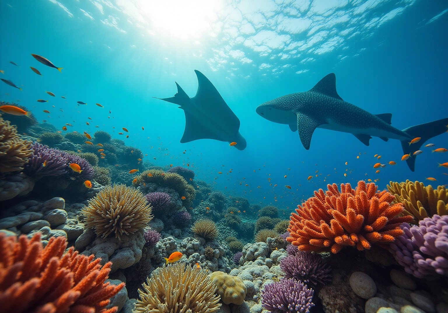 Vibrant Underwater World of the Maldives