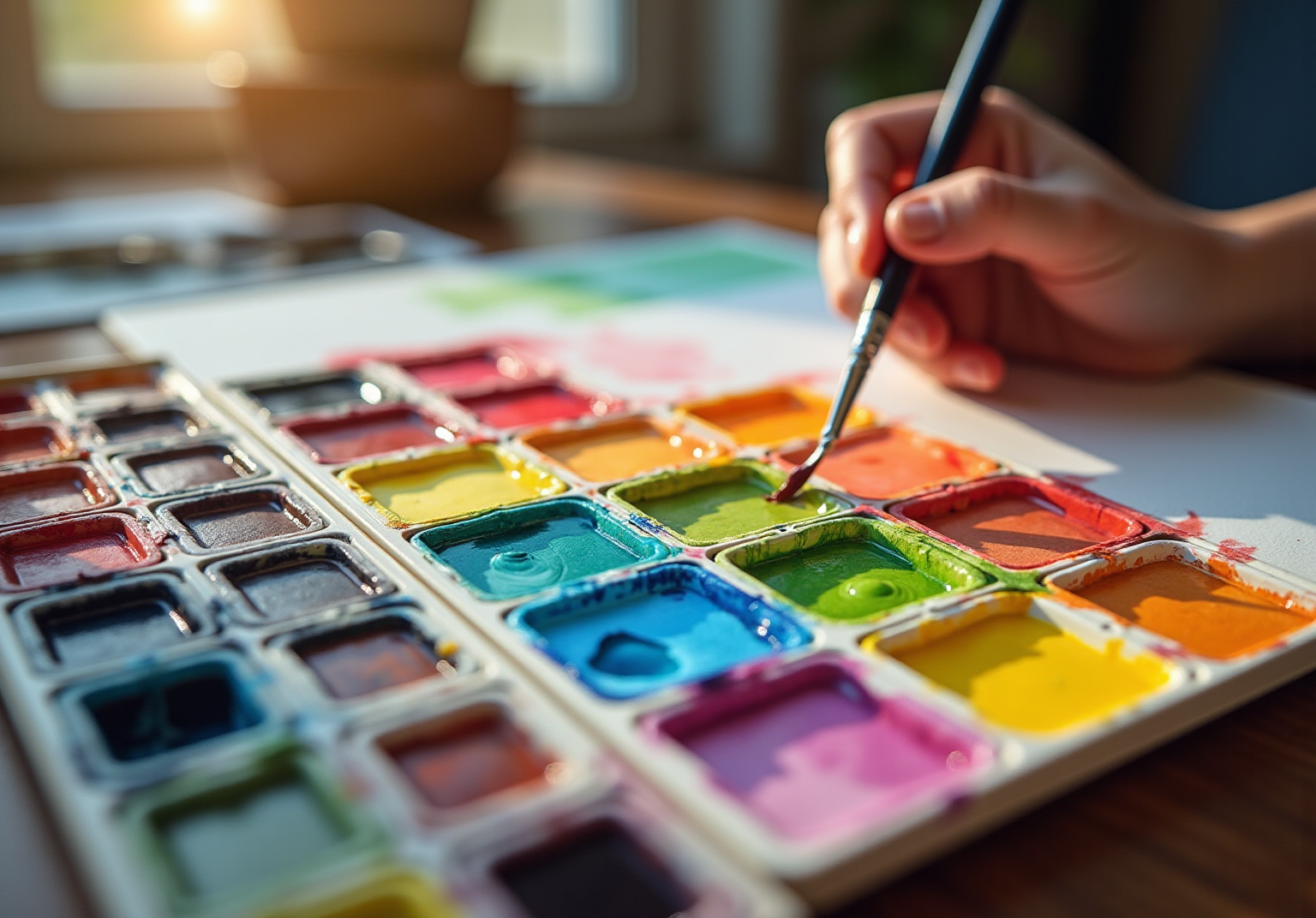 Vibrant Watercolor Artistry Vibrant Watercolor Artistry