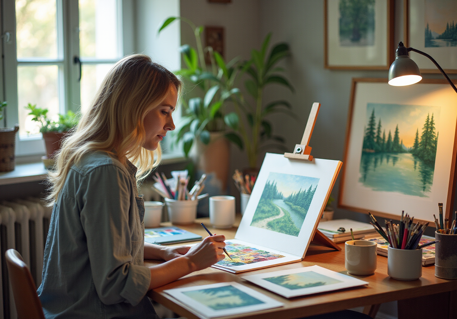 Kelly Swain: Inspiring Watercolor Artist in Vienna