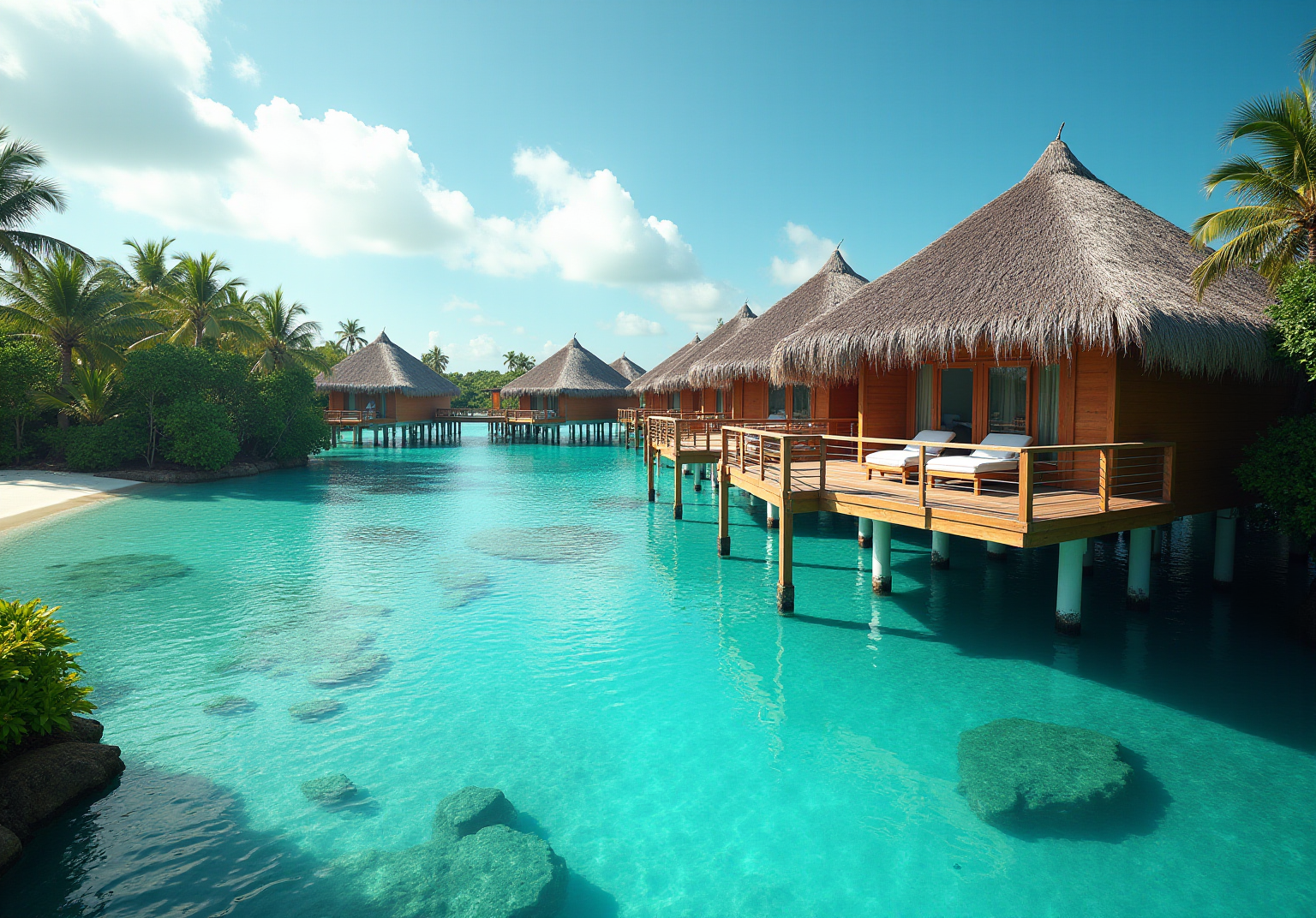Luxurious Family-Friendly Overwater Villas in the Maldives