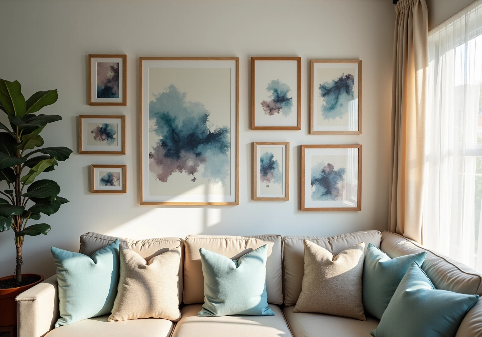 Watercolor Art in Home Design Watercolor Art in Home Design