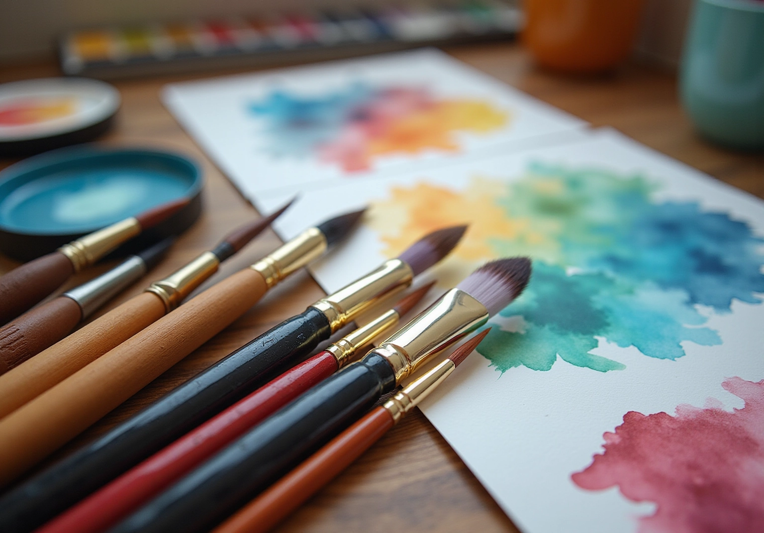 Watercolor Brushes: Natural vs. Synthetic Watercolor Brushes: Natural vs. Synthetic