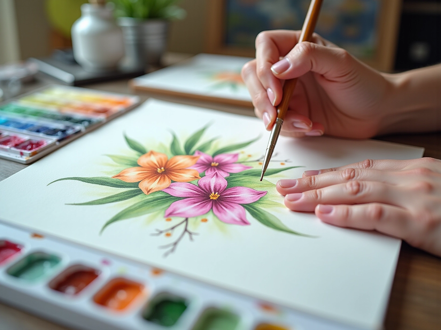 Watercolor Techniques Inspired by Vienna