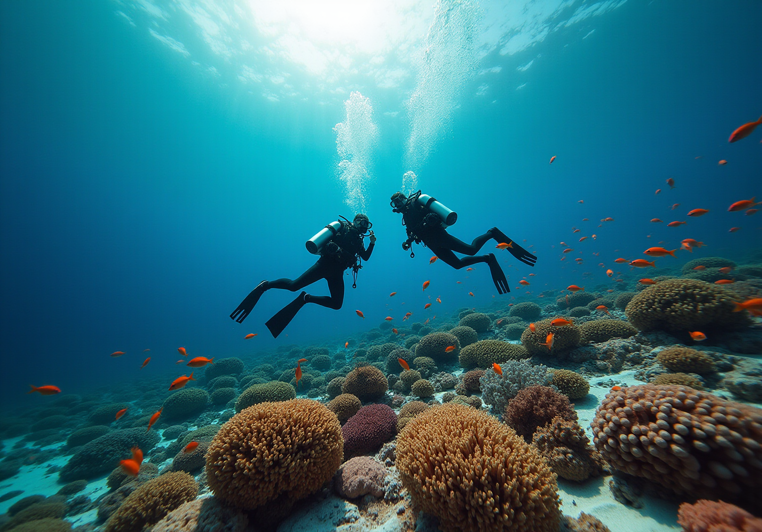 Romantic Scuba Diving in Dhaalu Atoll Romantic Scuba Diving in Dhaalu Atoll