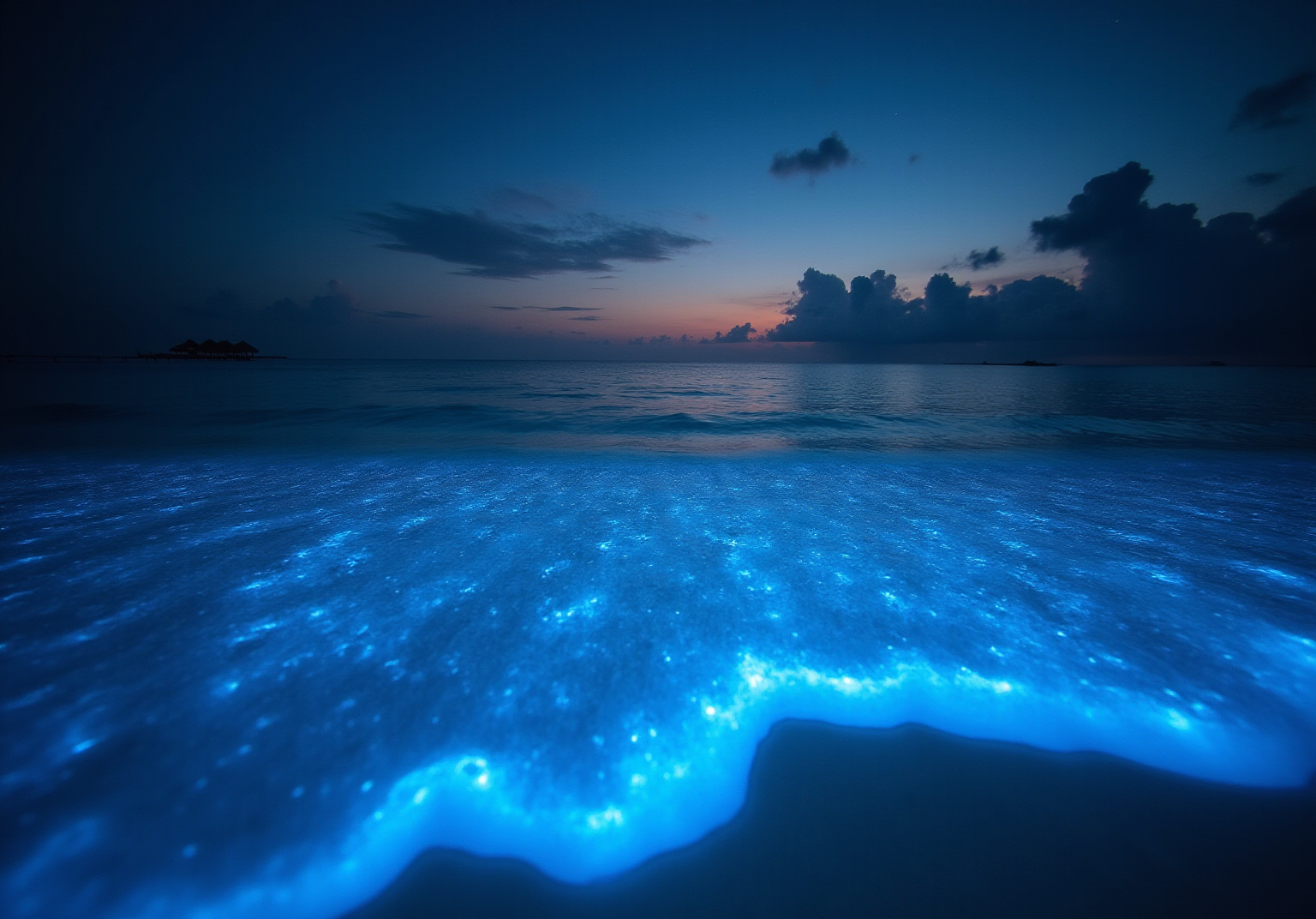 Enchanting Sea of Stars on Vaadhoo Island