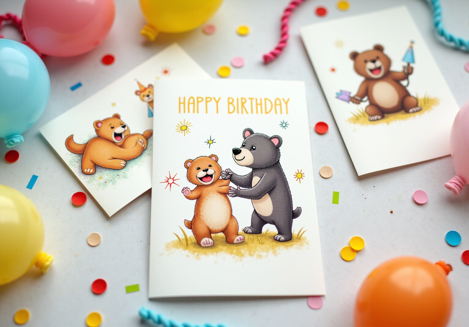Whimsical Animal Cards for Celebrations Whimsical Animal Cards for Celebrations