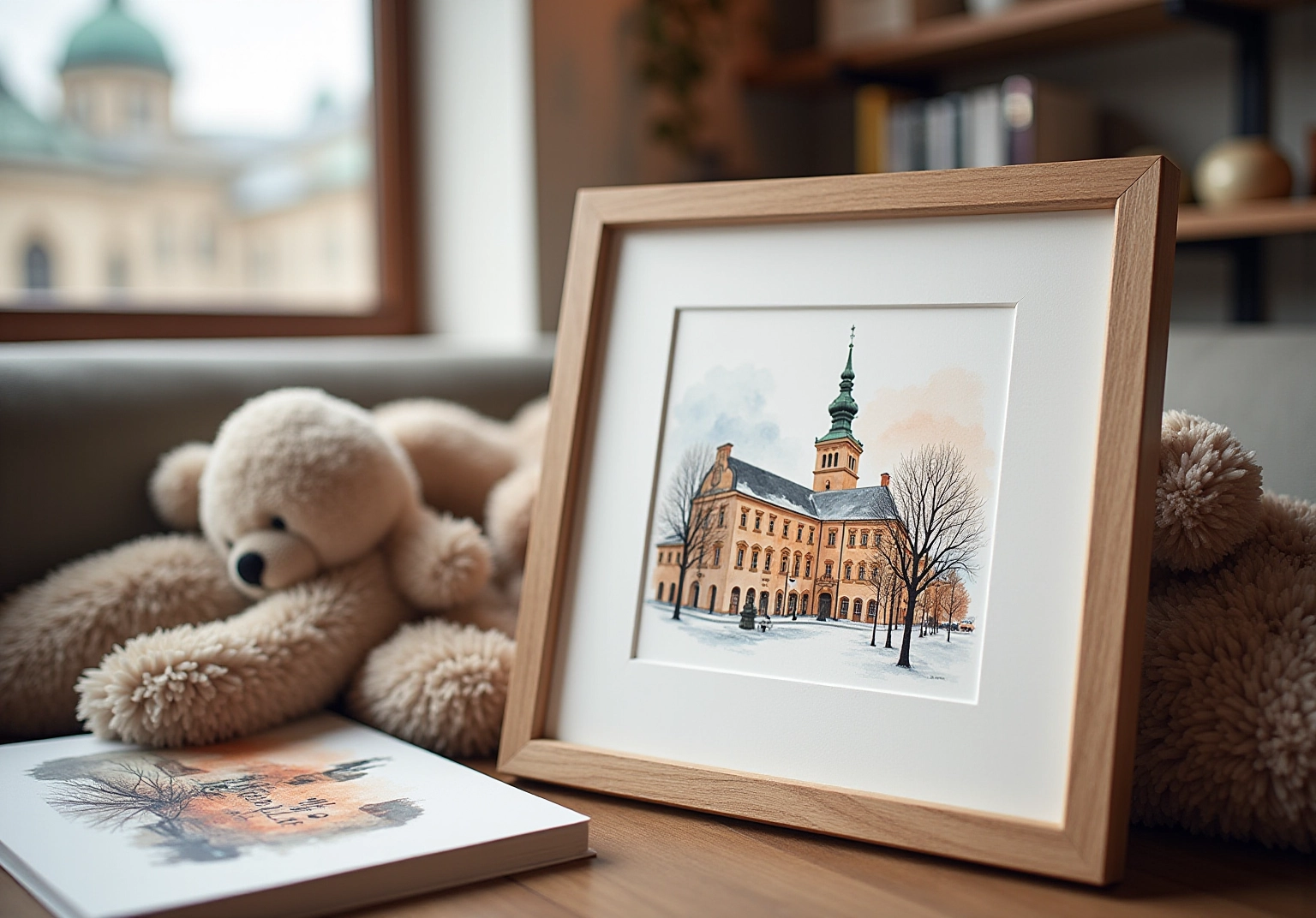Winter Watercolor Illustrations Inspired by Vienna Winter Watercolor Illustrations Inspired by Vienna
