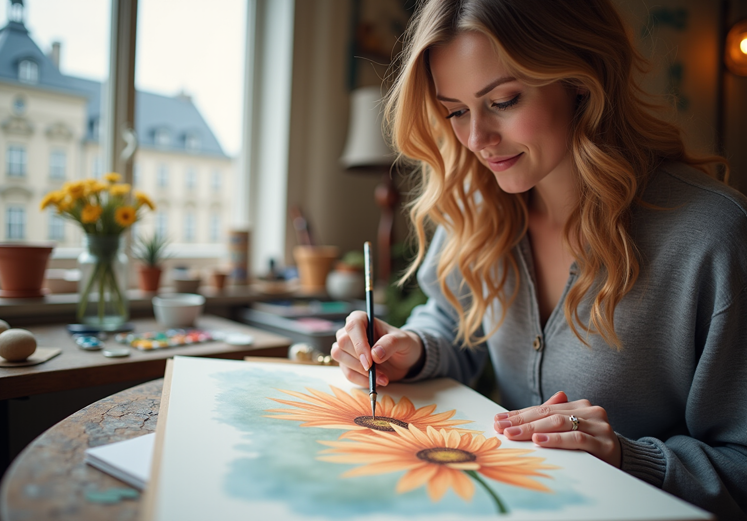 Kelly Swain: Watercolor Artist in Vienna Kelly Swain: Watercolor Artist in Vienna