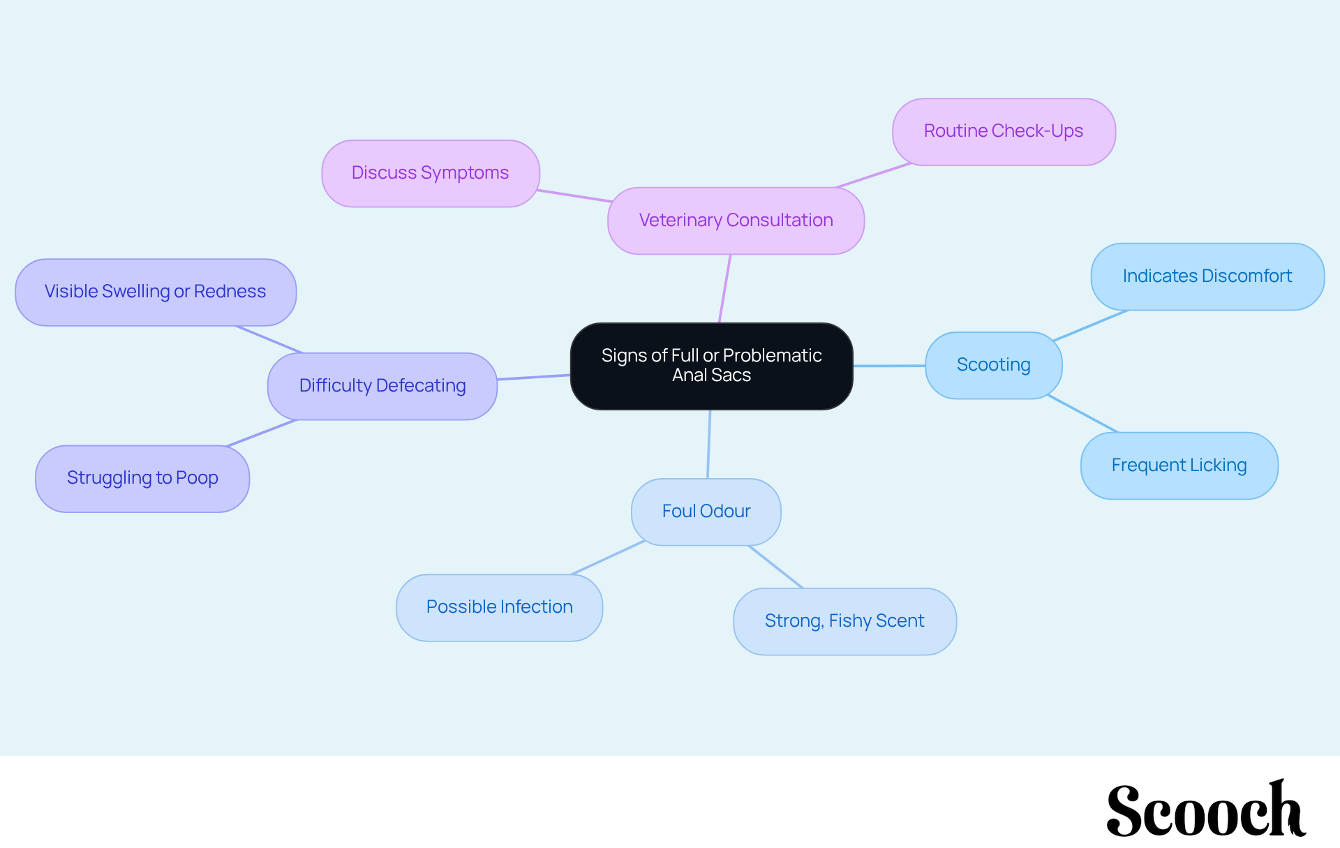 The central node represents the main topic, while the branches show different signs to watch for. Each symptom has additional details to help you understand what to look for and what actions to consider. The central node represents the main topic, while the branches show different signs to watch for. Each symptom has additional details to help you understand what to look for and what actions to consider.