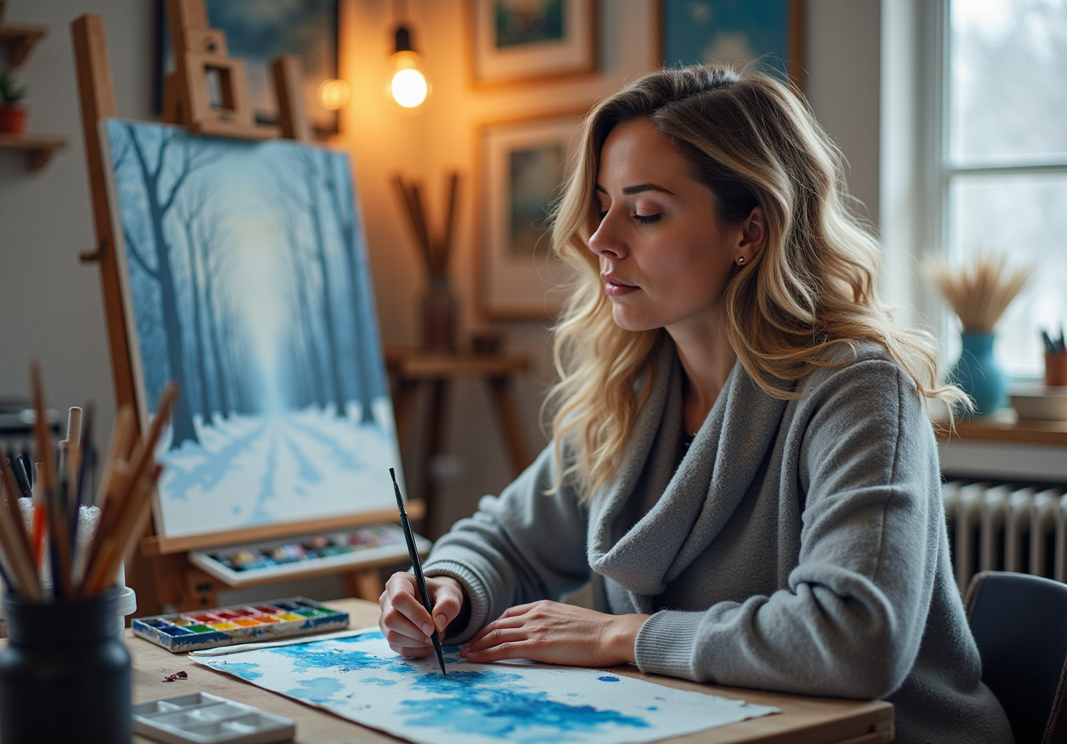 Kelly Swain: Winter Watercolor Painting Tutorial Kelly Swain: Winter Watercolor Painting Tutorial