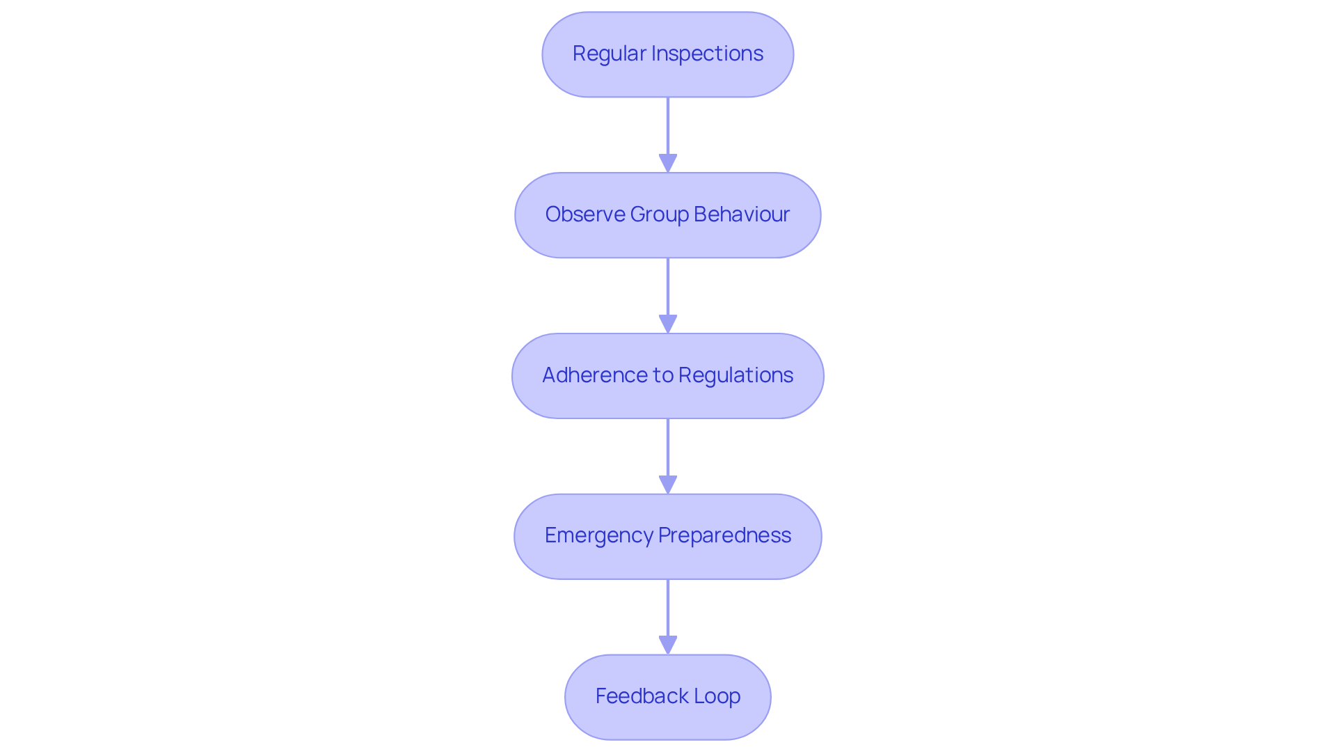 Each box in the flowchart represents a key practice for maintaining safety after installing crowd barriers. Follow the arrows to see how each practice connects to the next, creating a comprehensive approach to crowd management.