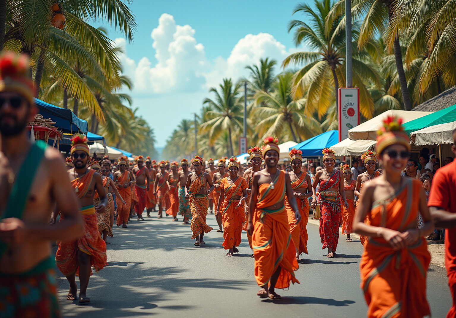 Vibrant Cultural Festival in the Maldives