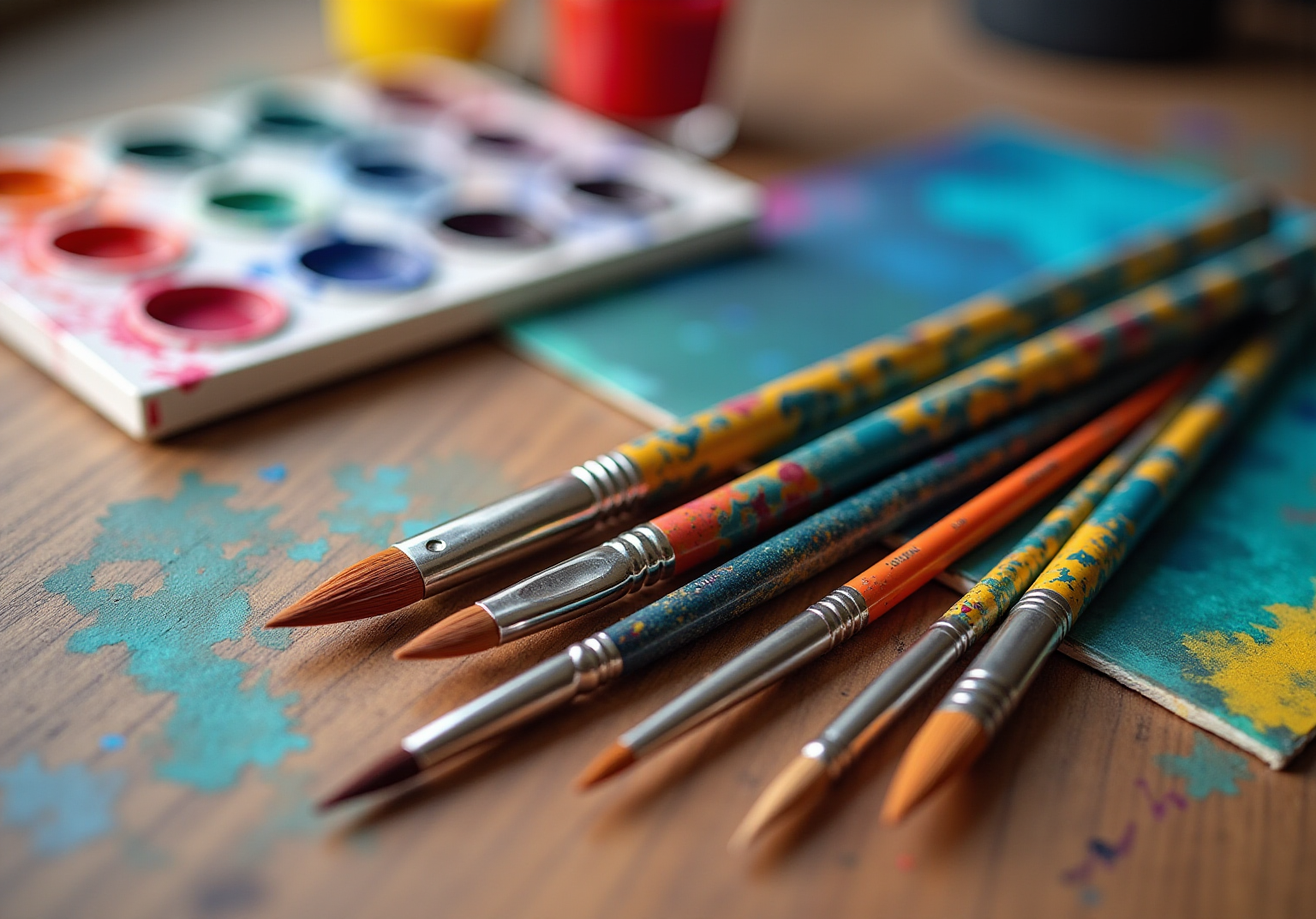 Custom Watercolor Brushes for Unique Artistry Custom Watercolor Brushes for Unique Artistry