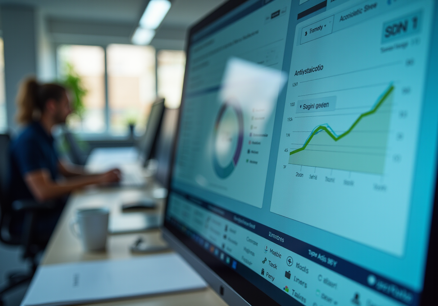 SEO Services in a Professional Workspace