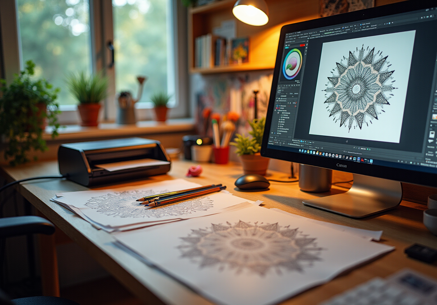 Creative Workspace for Pattern Design Creative Workspace for Pattern Design